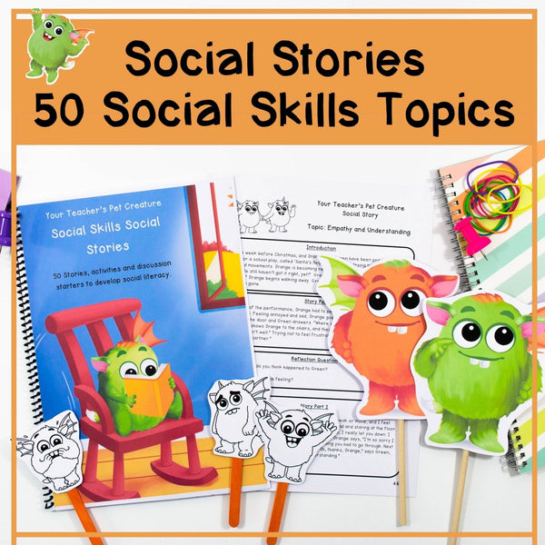 50 Social Stories - Social Skills Lessons & Activities - Taking Turns ...