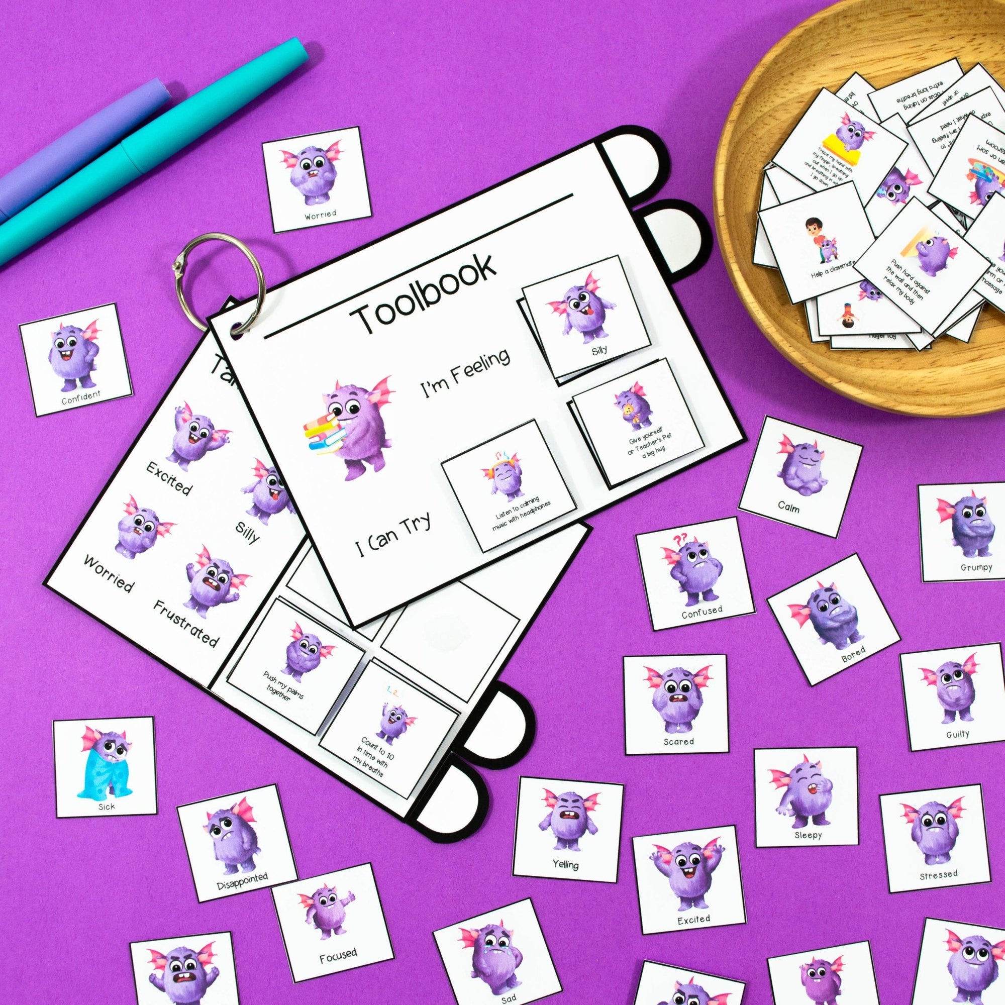 Calming Strategies Printable Book - Emotional Regulation Tools