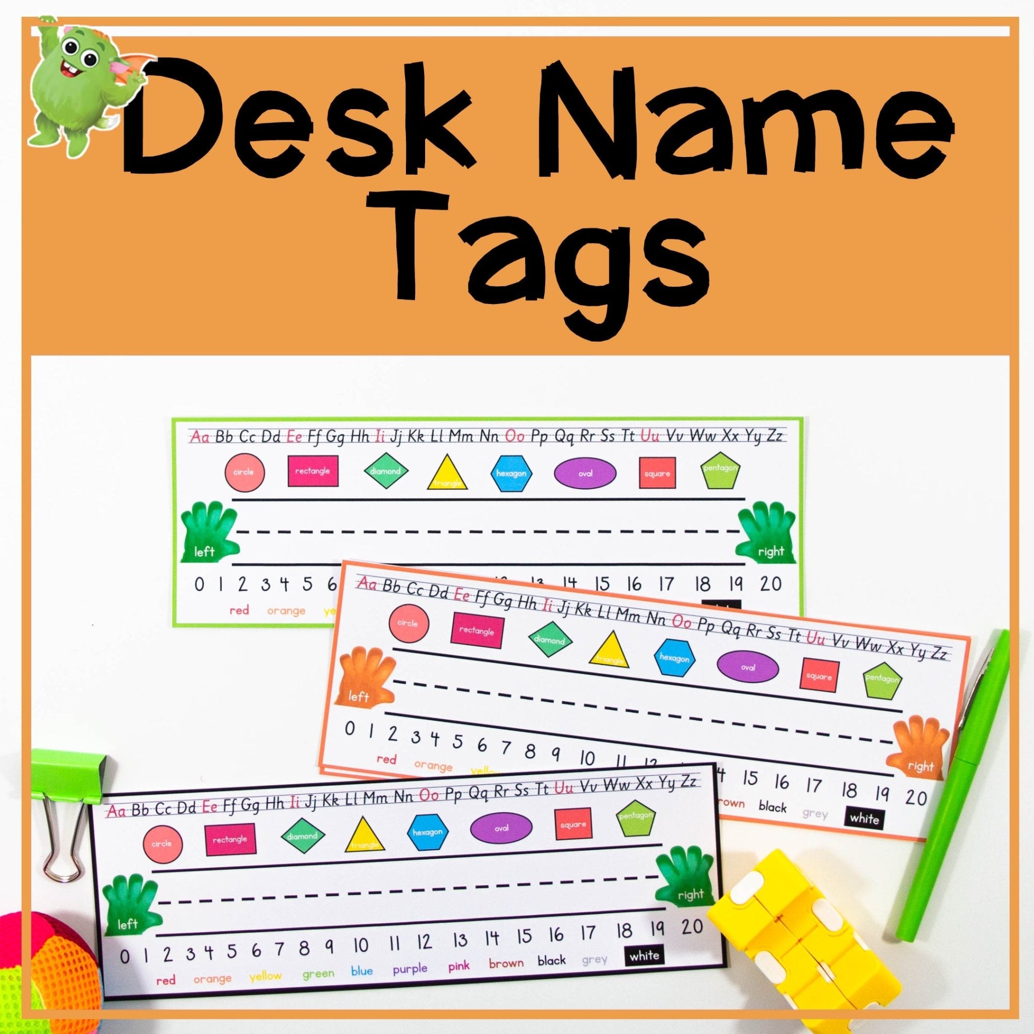 Kindergarten Printable Name Tags