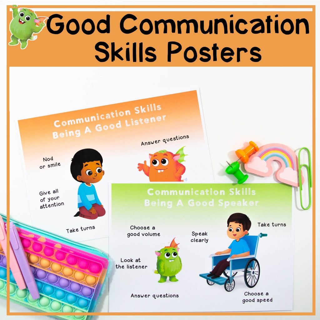Good Communication Skills Poster Business Presentation, Pitching