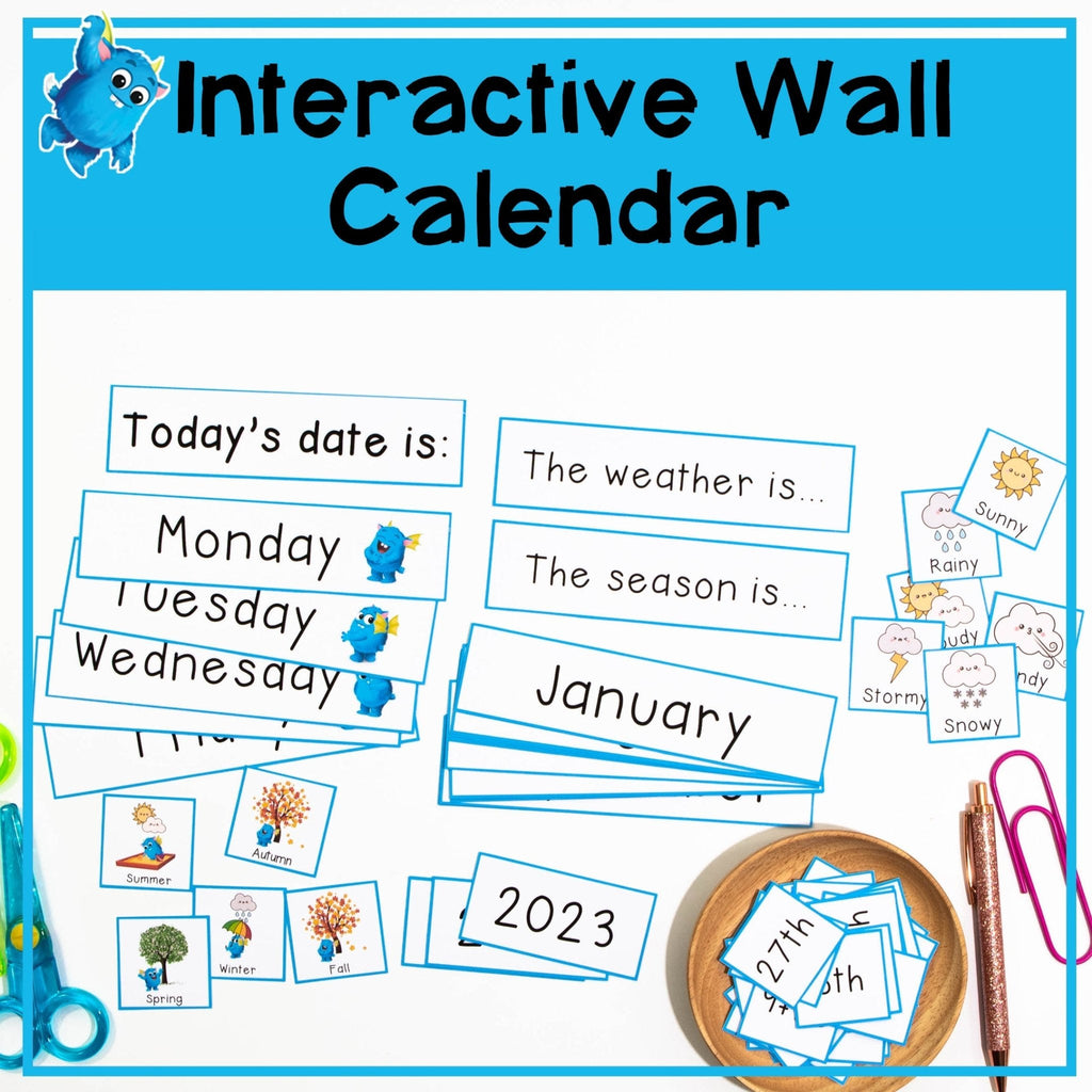 Interactive Wall Calendar Plastic Digital Printing New Year Calendars