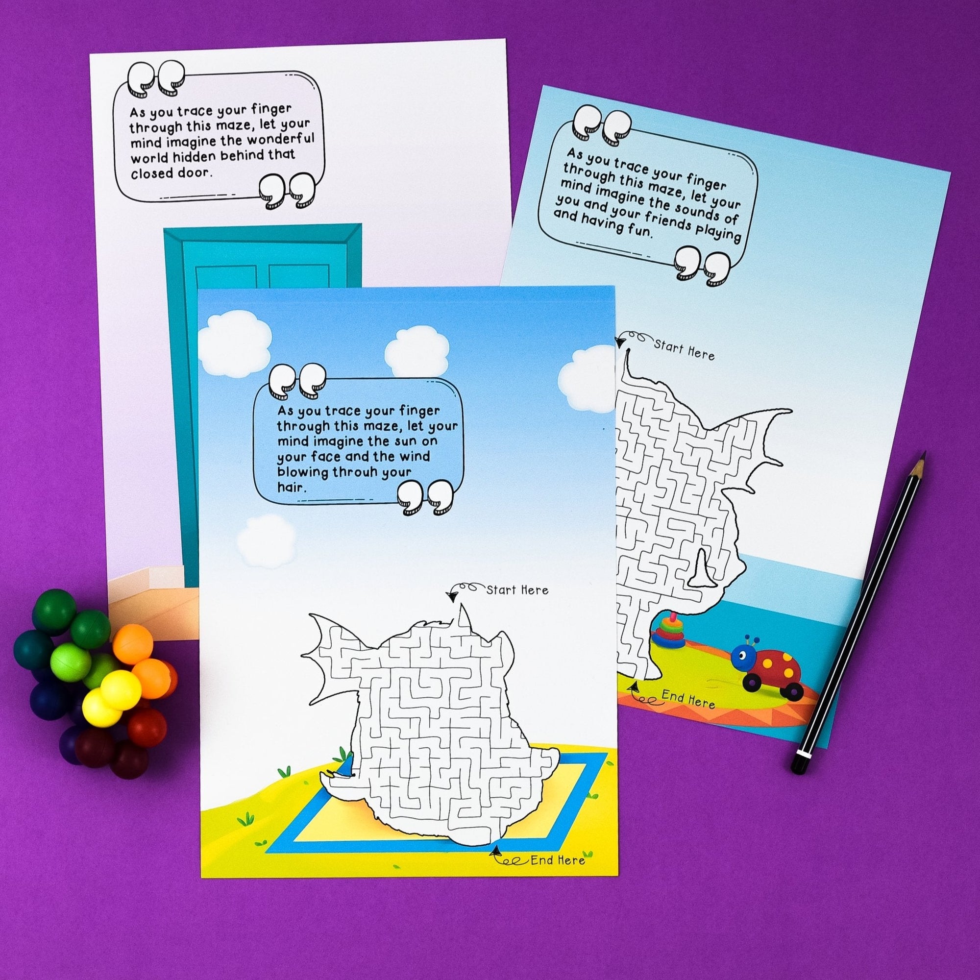 Mindful Mazes for Calming Classroom Spaces