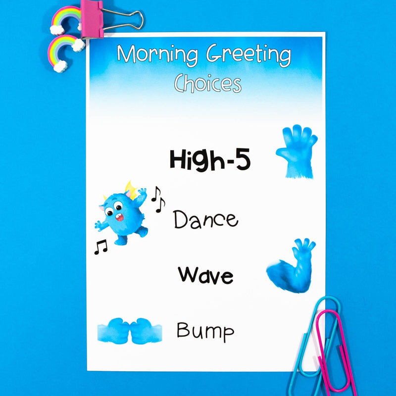 Morning Greetings Posters - Including Socially Distanced Non Contact ...