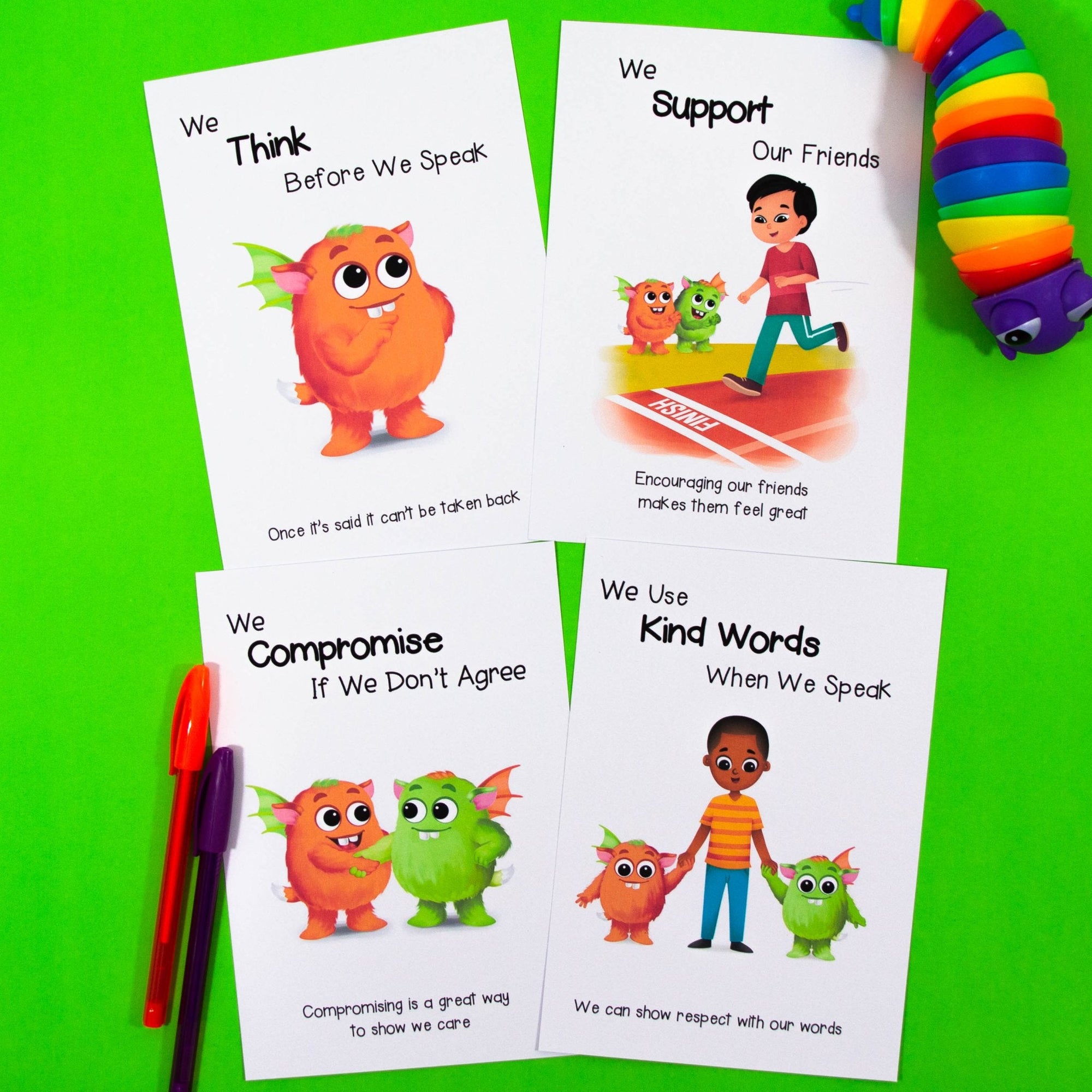 Social Skills Poster Pack - Printable Classroom Display