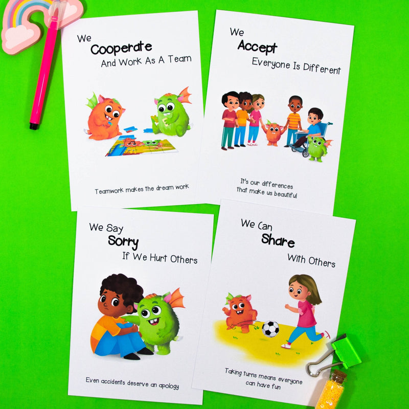 Social Skills Poster Pack - Printable Classroom Display