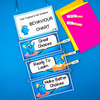 Whole Class Behaviour Peg Chart - Visual Reward Tracker